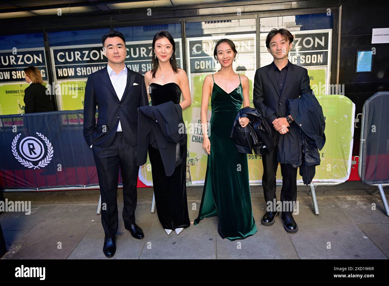 LONDON, UK. 19th June, 2024. Chinese director Chong Zhang, Yitong Wang ...