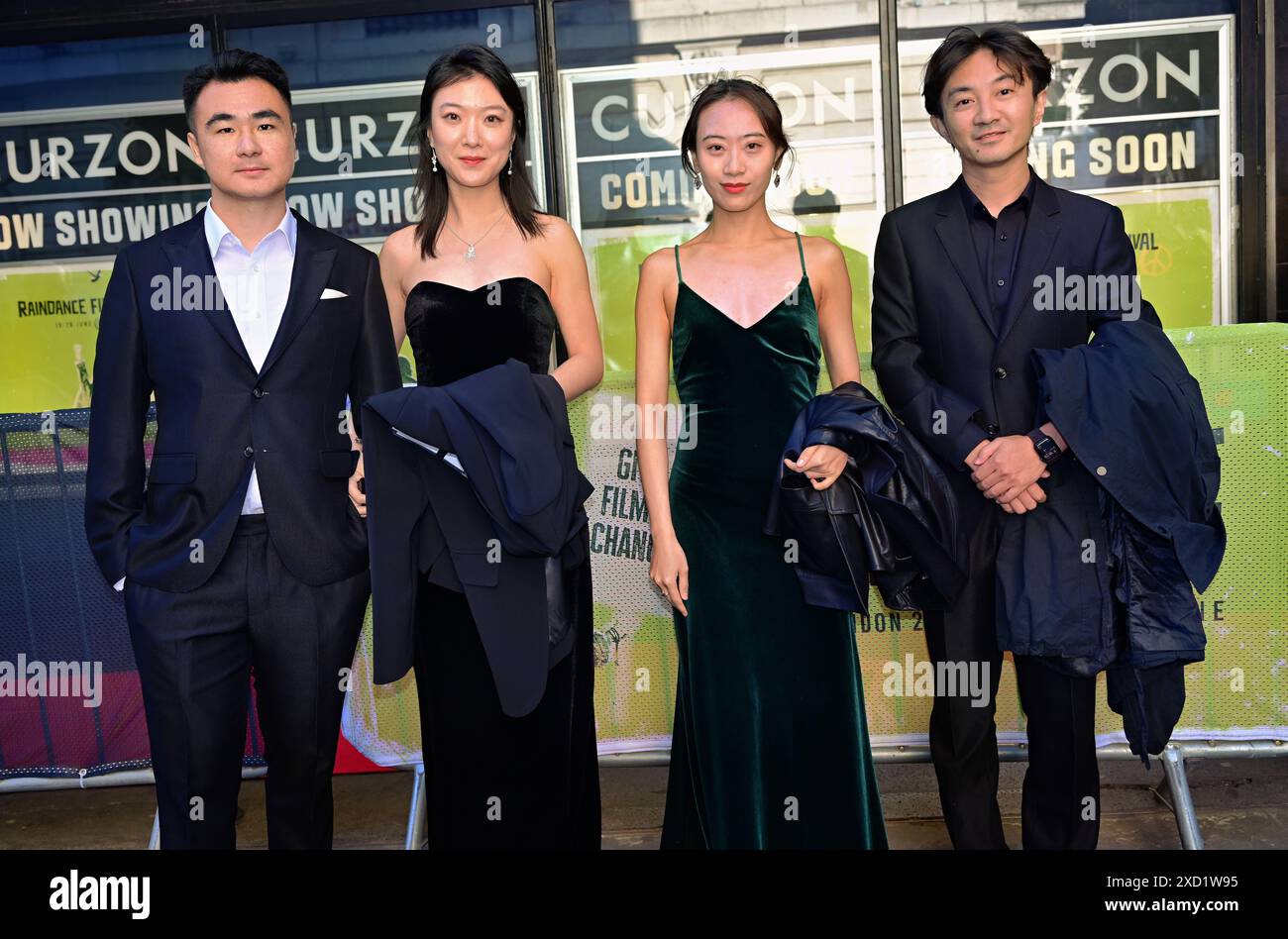 LONDON, UK. 19th June, 2024. Chinese director Chong Zhang, Yitong Wang ...