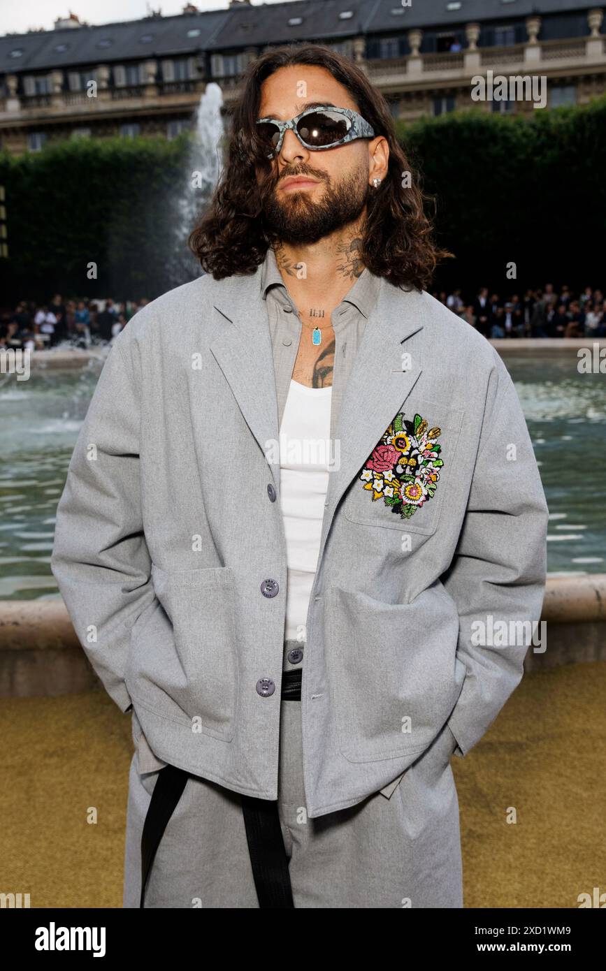 Paris, Frankreich. 19th June, 2024. Maluma attends KENZO Spring/Summer ...