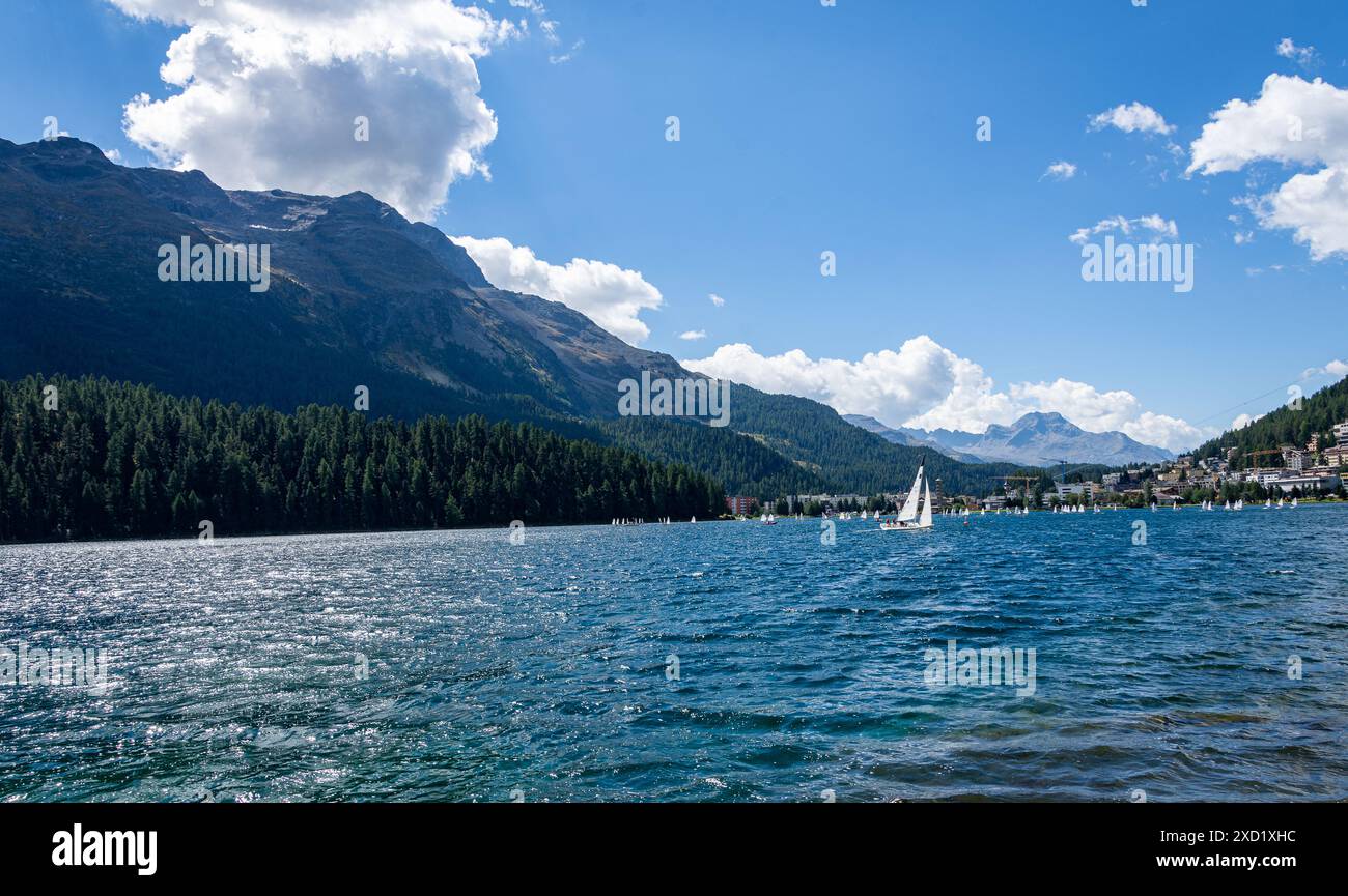 Lake Saint Moritz 4 Stock Photo - Alamy