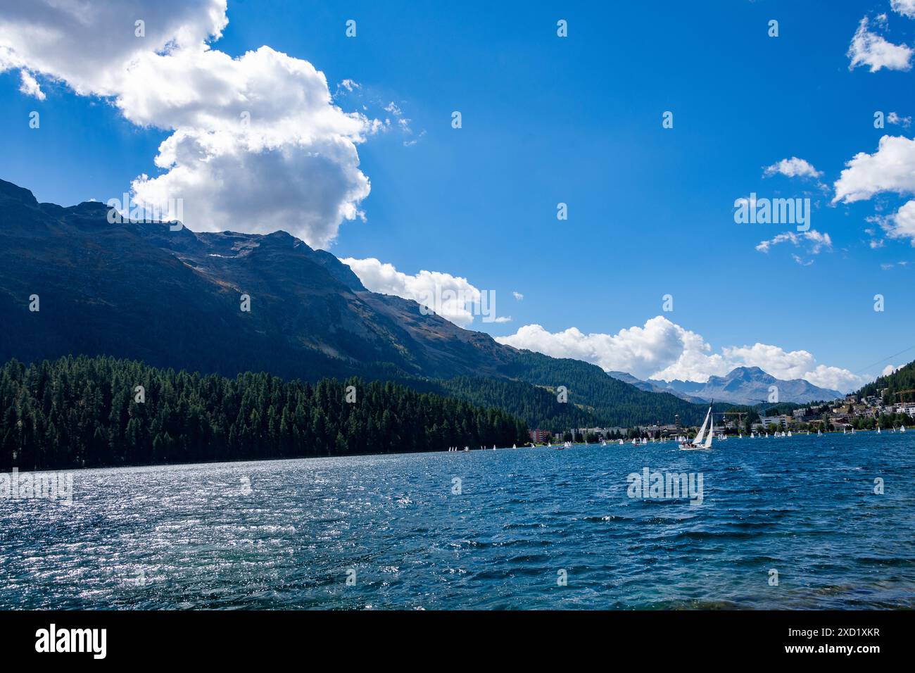 Lake Saint Moritz 5 Stock Photo - Alamy