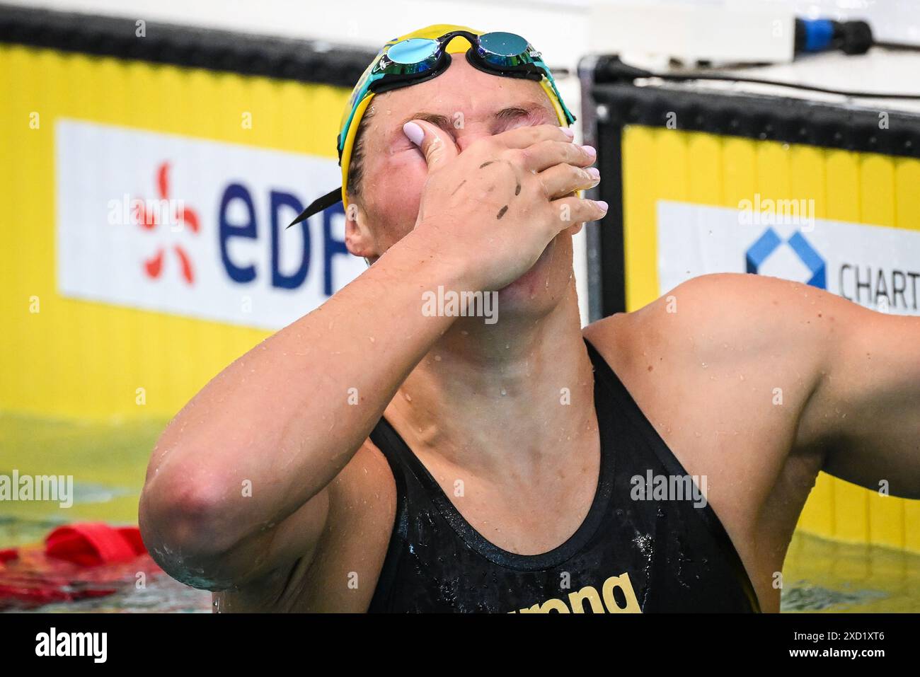 Chartres, France. 19th June, 2024. Pauline MAHIEU of France competes ...