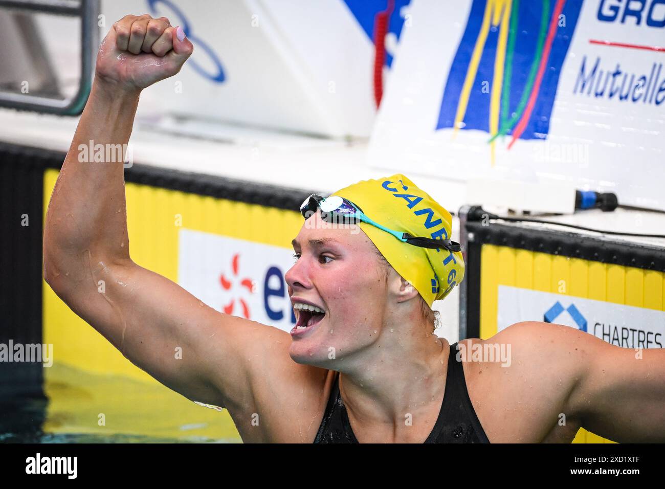 Chartres, France. 19th June, 2024. Pauline MAHIEU of France competes ...