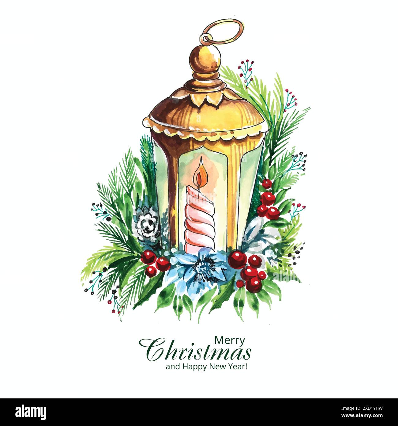 Frozen leaf branch Stock Vector Images - Alamy