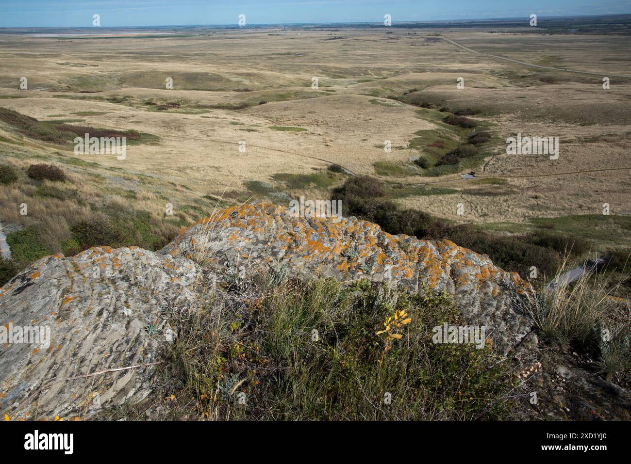 Head-Smashed-In Buffalo Jump is a World Heritage Site in Alberta in ...