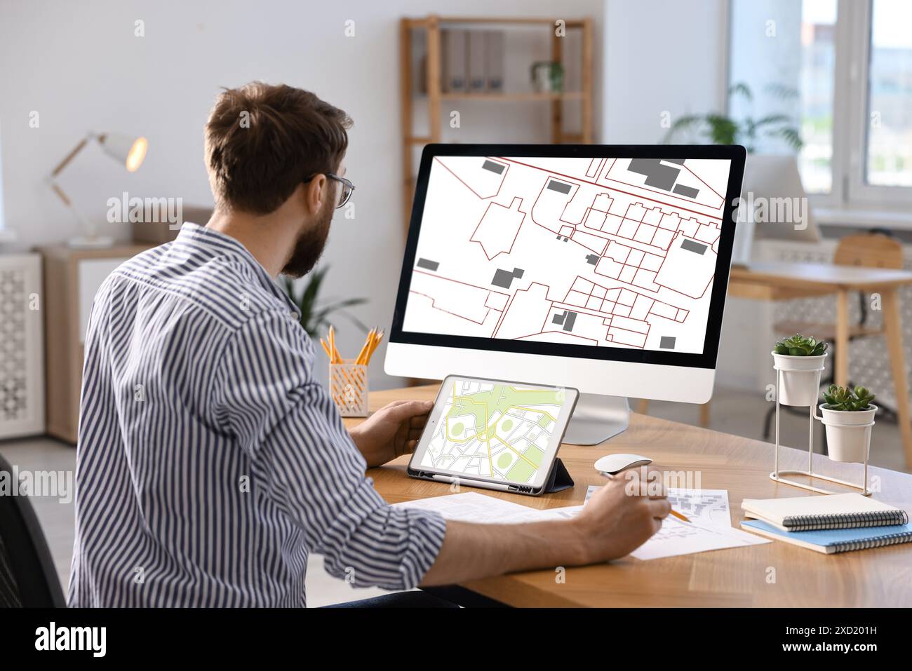 Zoning map hi-res stock photography and images - Alamy