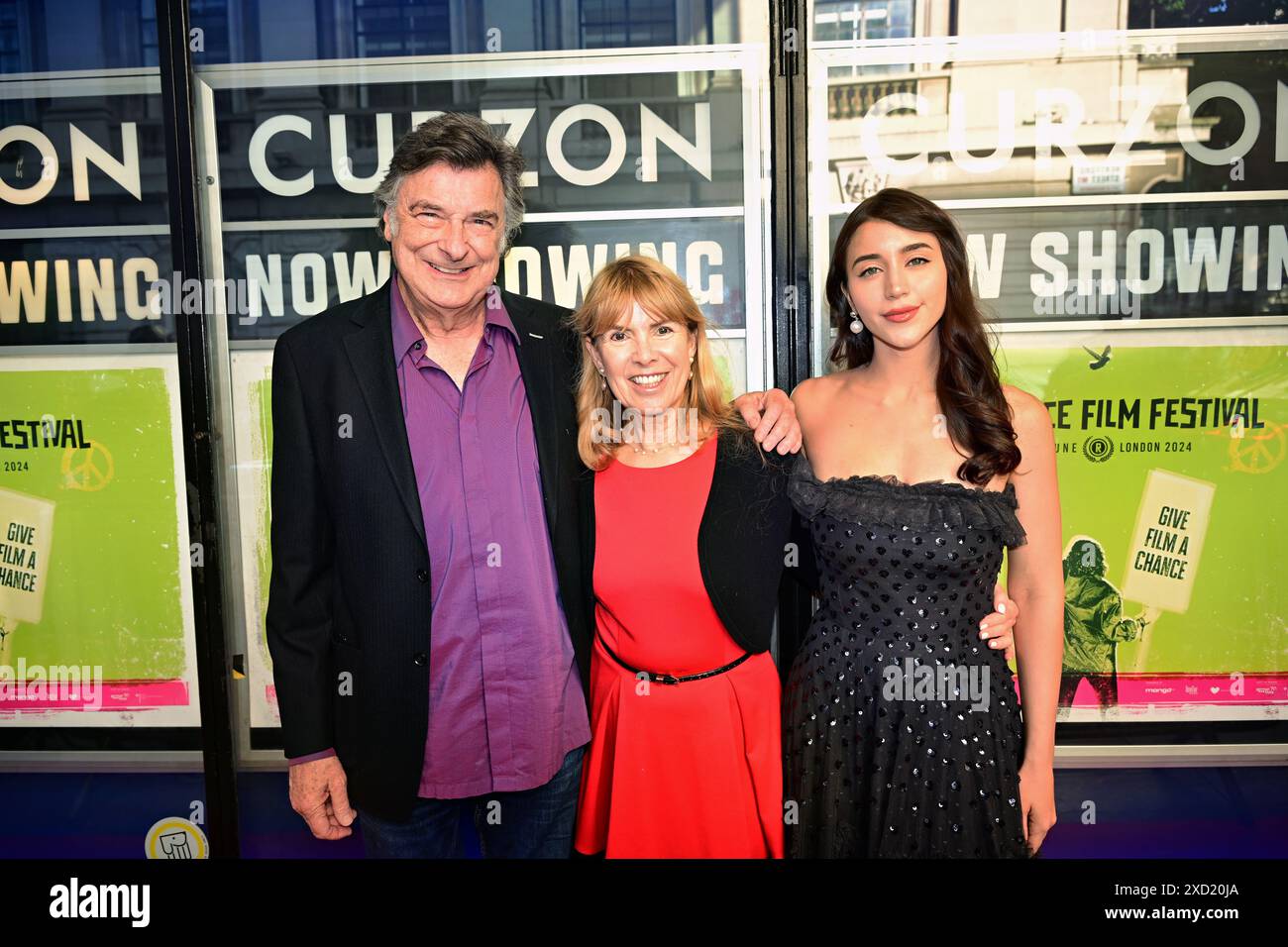 LONDON, UK. 19th June, 2024. Howard Goldberg, Julia Verdin and Caylee ...