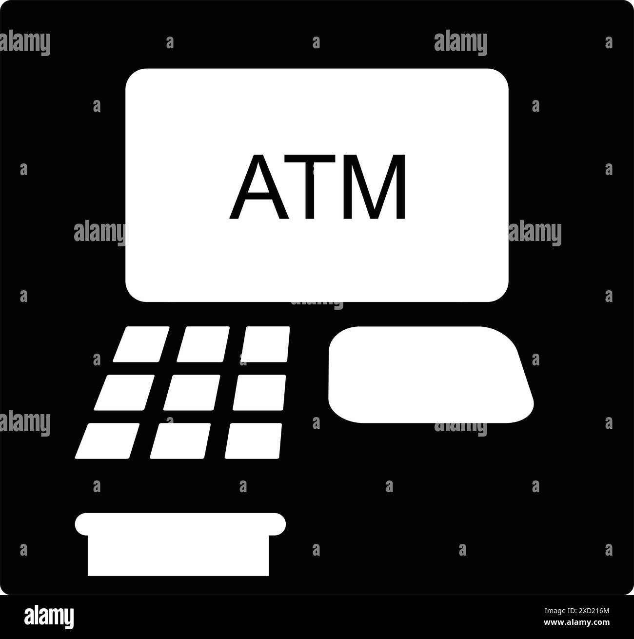 Atm Machine Icon Automated Teller Machine Illustration Design Stock Vector Image And Art Alamy
