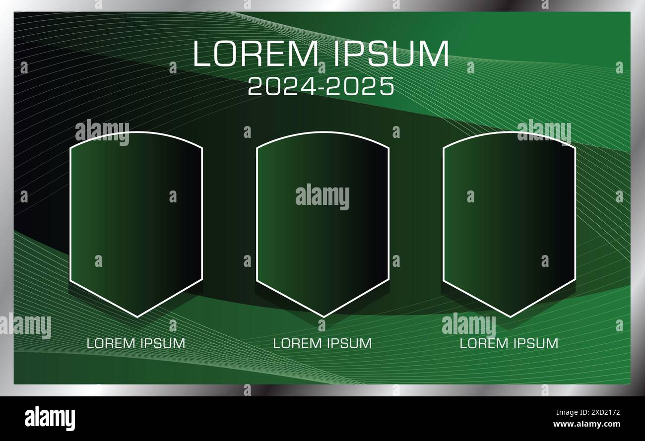 Soccer green photo picture frame border collage layout design abstract ...