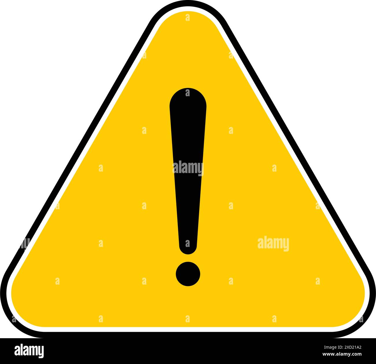 exclamation mark icon, command sign, warning sign illustration design ...
