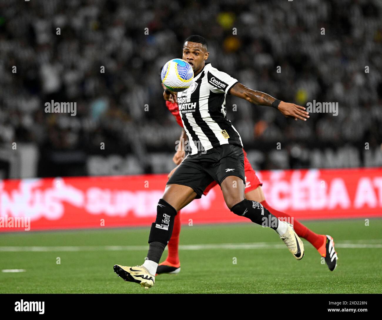 Botafogo and Athletico Paranaense at the Nilton Santosi Stadium in Rio ...