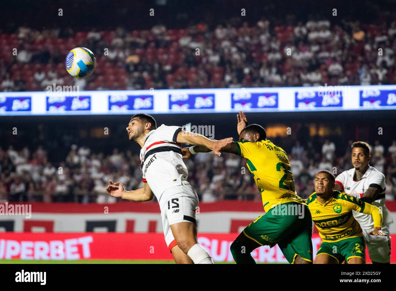 Sao Paulo, Brazil. 15th June, 2024. Michel Araujo (Sao Paulo) and Ramon ...