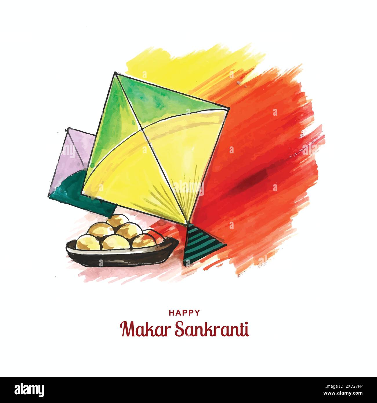 Celebrate makar sankranti greeting hi-res stock photography and images ...