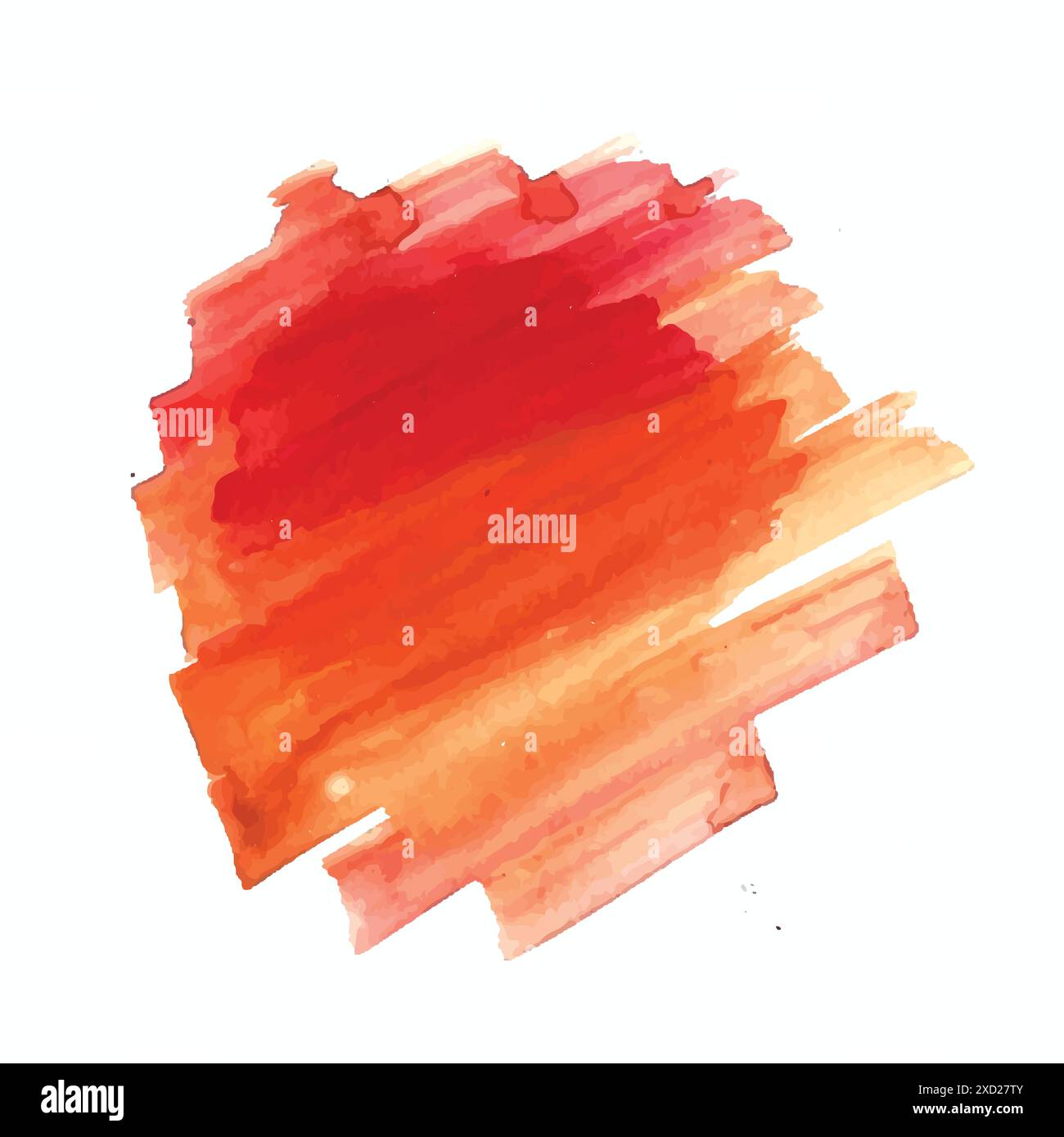 Hand draw colorful watercolor strock design Stock Vector Image & Art ...