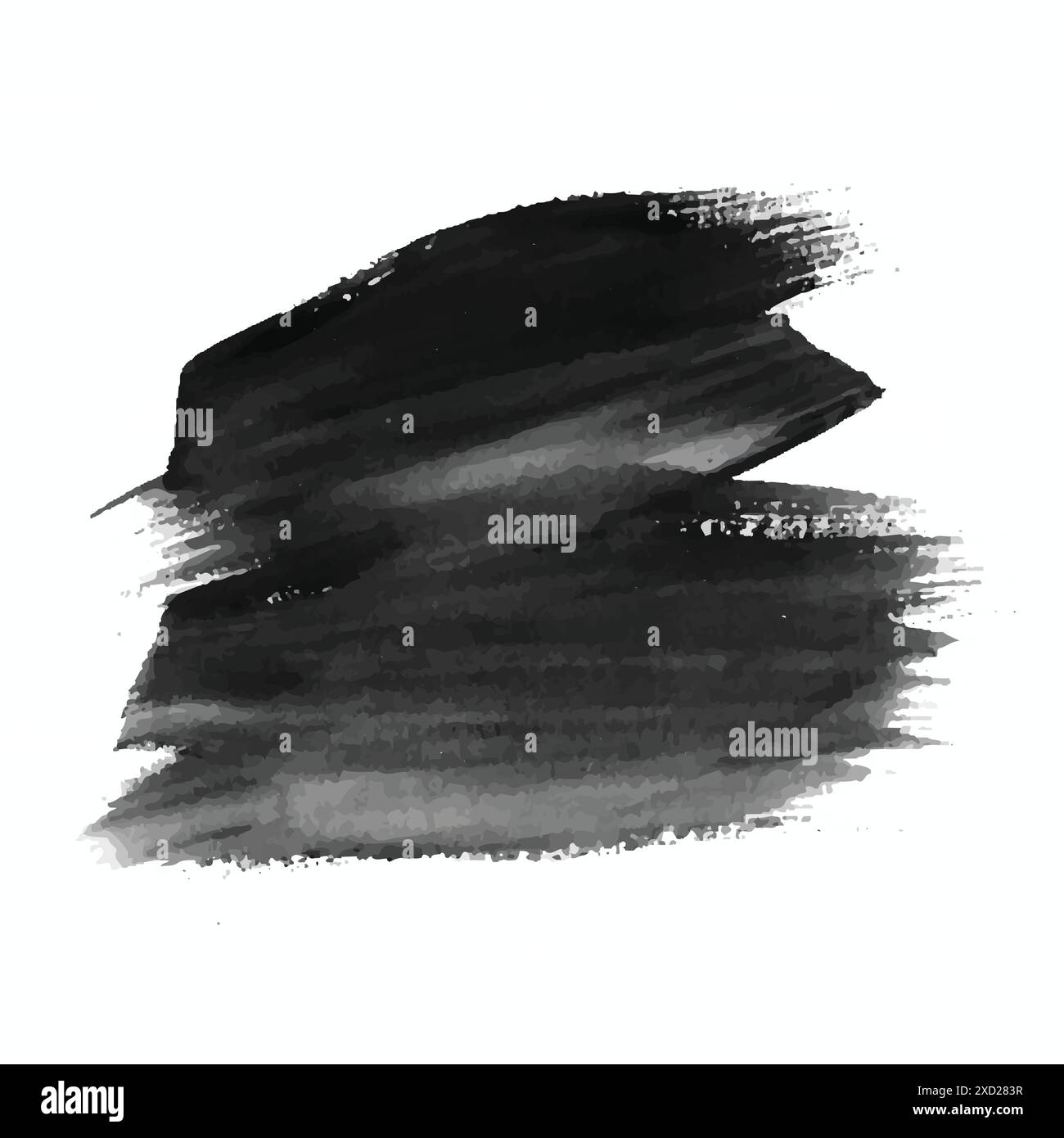 Watercolour hand draw illustration Black and White Stock Photos ...