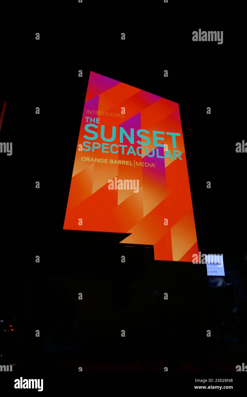 Los Angeles, California, USA 15th June 2024 Sunset Spectacular ...