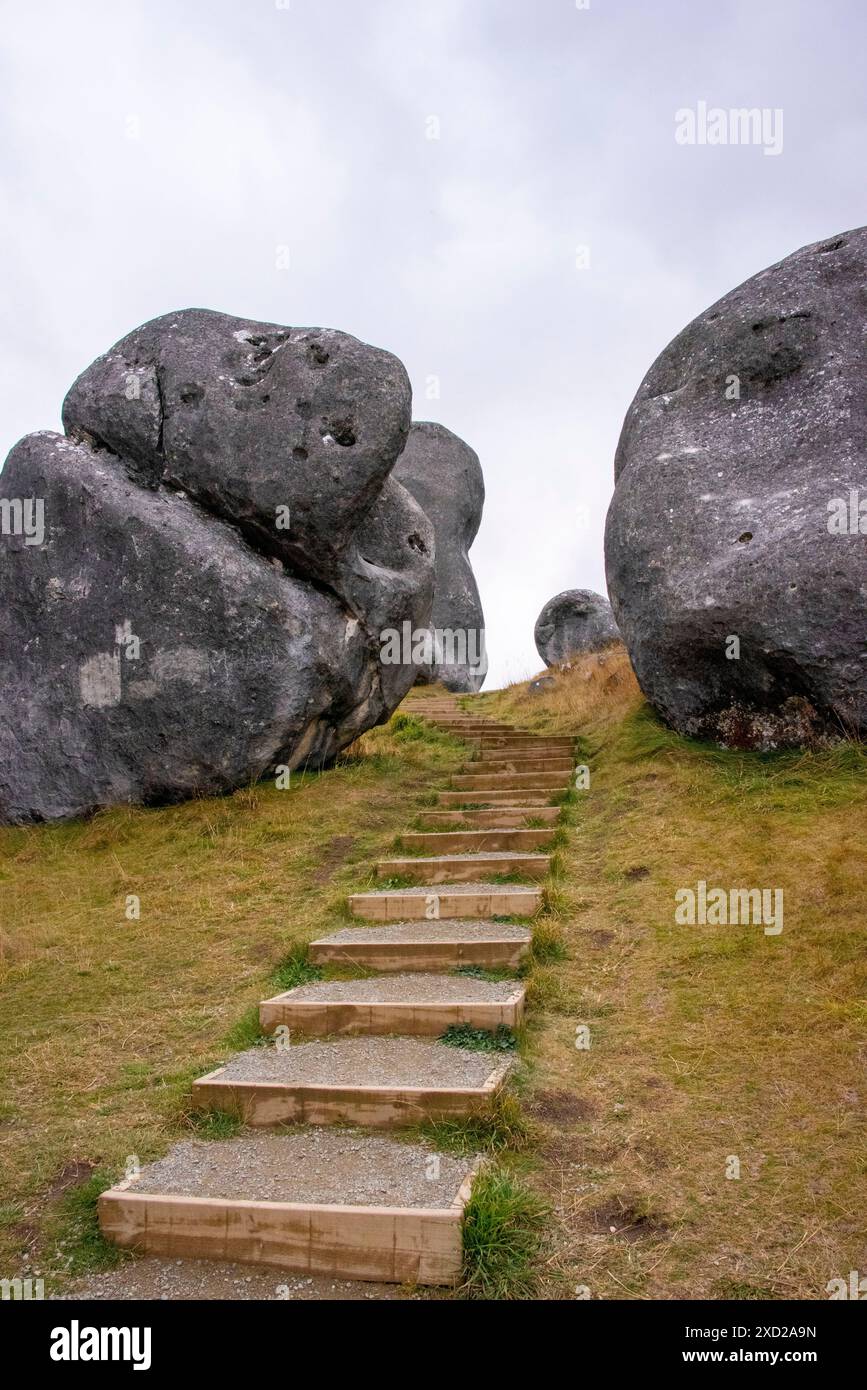 Castle Hill Rocks - New Zealand Stock Photo - Alamy