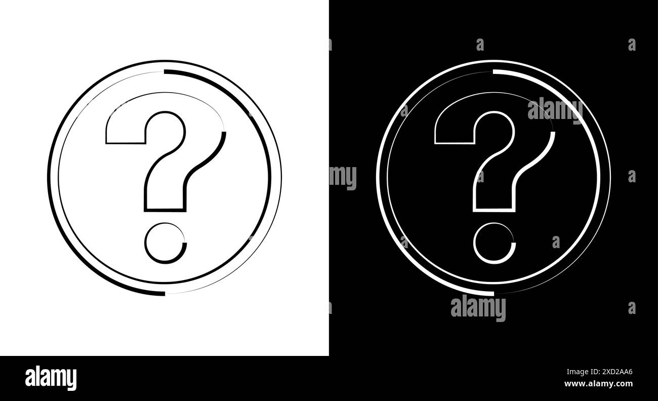 Question Mark symbol icon for web, ui, mobile apps. Question Mark icon ...