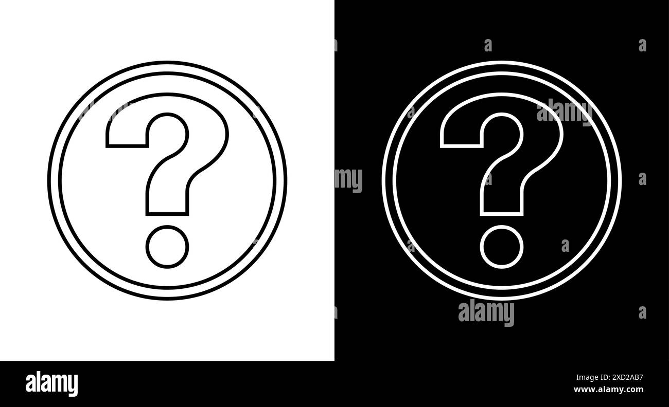 Question Mark symbol icon for web, ui, mobile apps. Question Mark icon ...