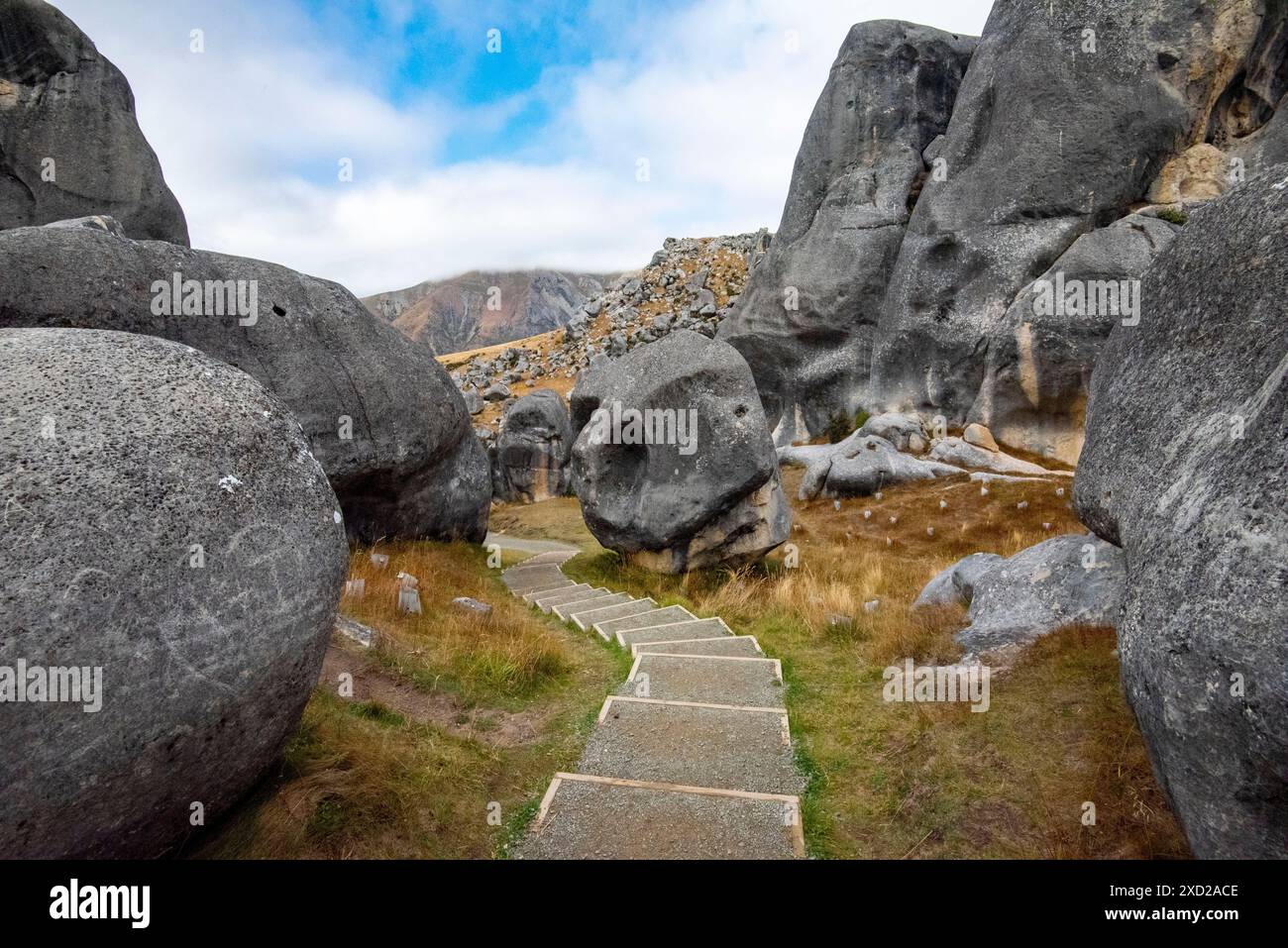 Castle Hill Rocks - New Zealand Stock Photo - Alamy