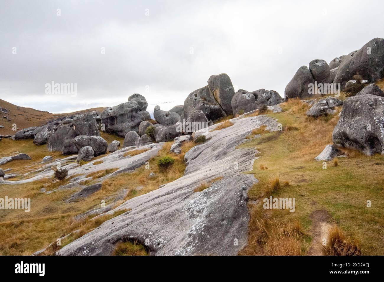 Castle Hill Rocks - New Zealand Stock Photo - Alamy