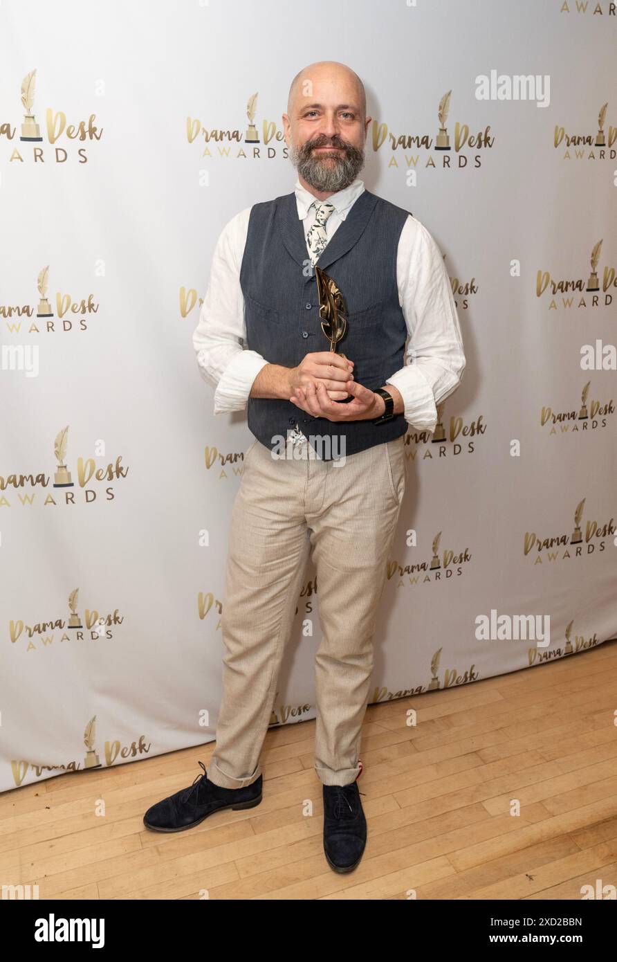 Peter Nigrini attends the 2024 Drama Desk Awards at NYU Skirball Center ...