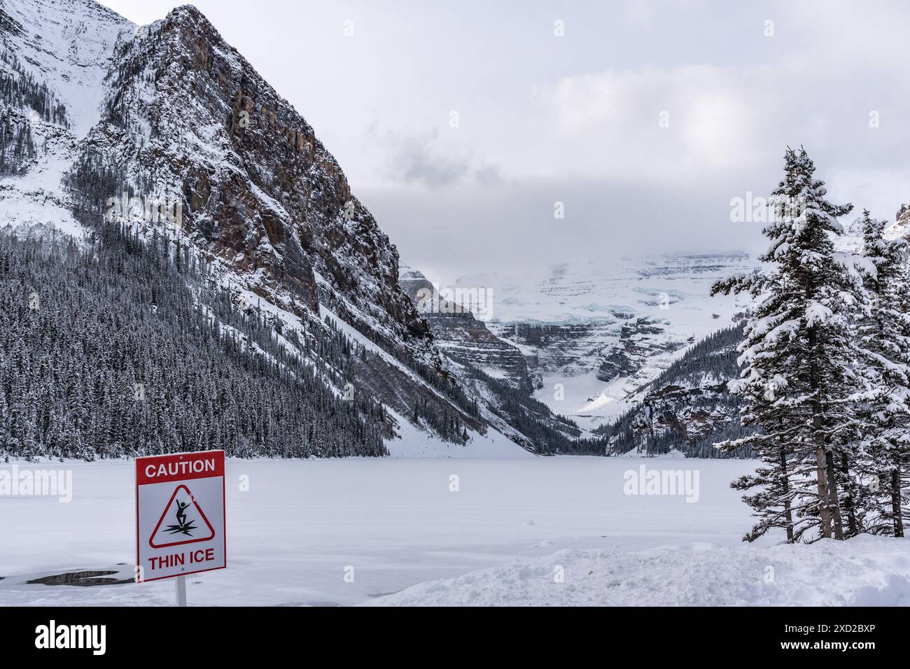 Lake Louise, Alberta, Canada - Winter season in the beautiful tourism ...