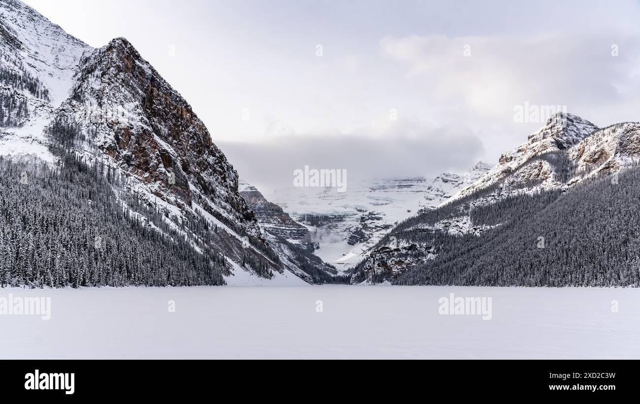 Lake Louise, Alberta, Canada - Winter season in the beautiful tourism ...