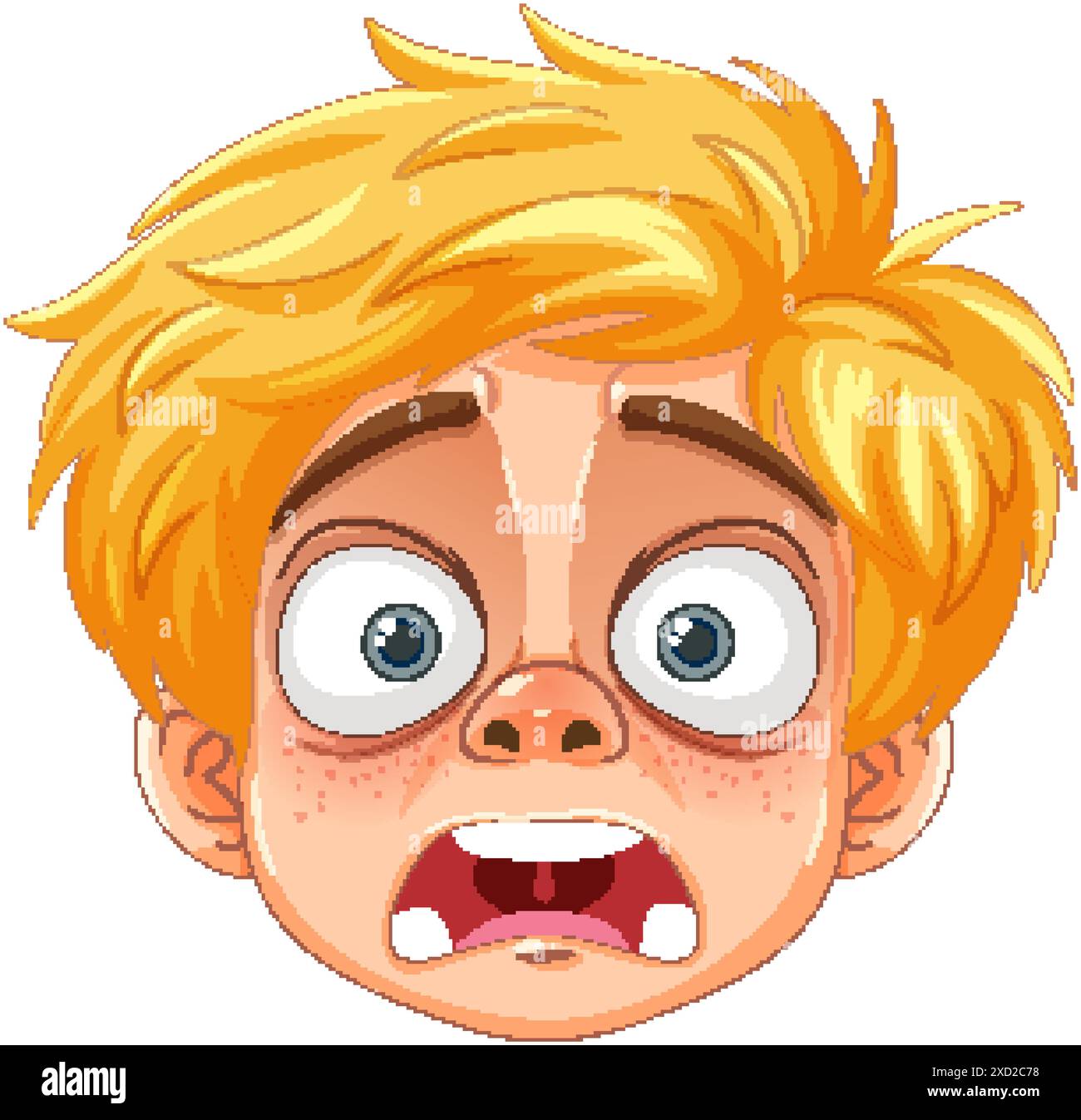Mouth wide boy Stock Vector Images - Alamy