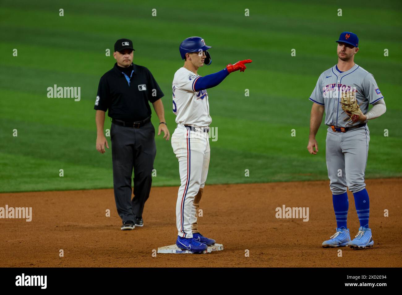 Arlington, Texas, USA. 19th June, 2024. Texas Rangers outfielder Wyatt ...