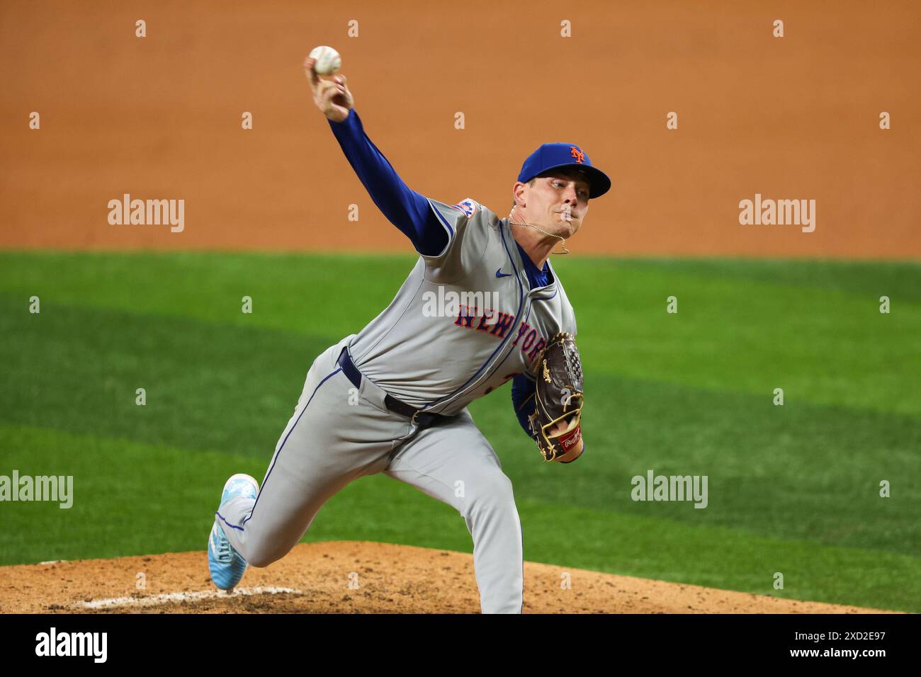 Arlington, Texas, USA. 19th June, 2024. New York Mets pitcher Drew ...