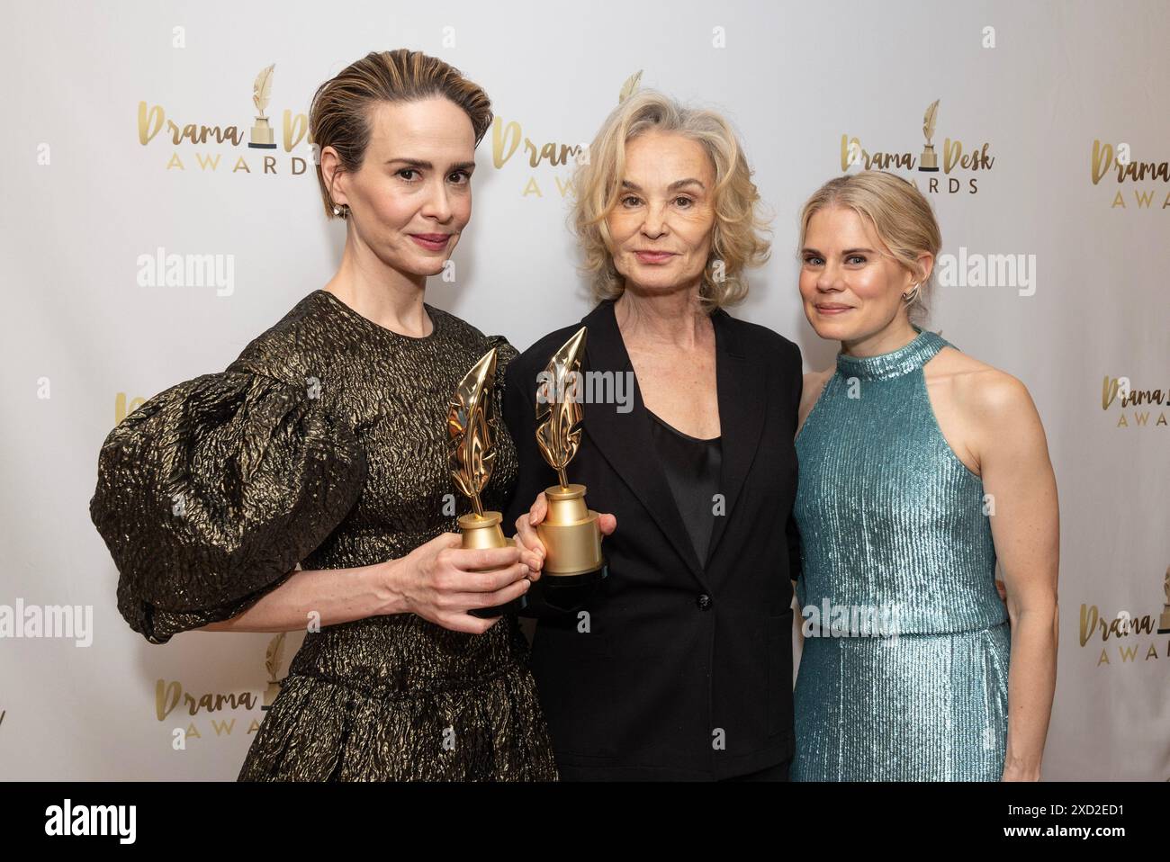 Sarah Paulson, Jessica Lange and Celia Keenan-Bolger attend the 2024 ...