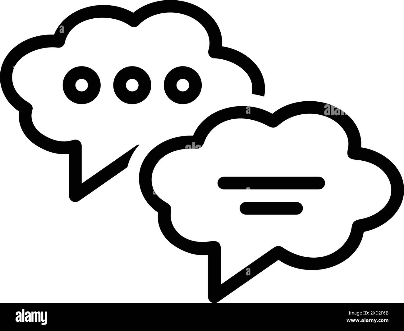 Icon for dialogue,chat Stock Vector Image & Art - Alamy