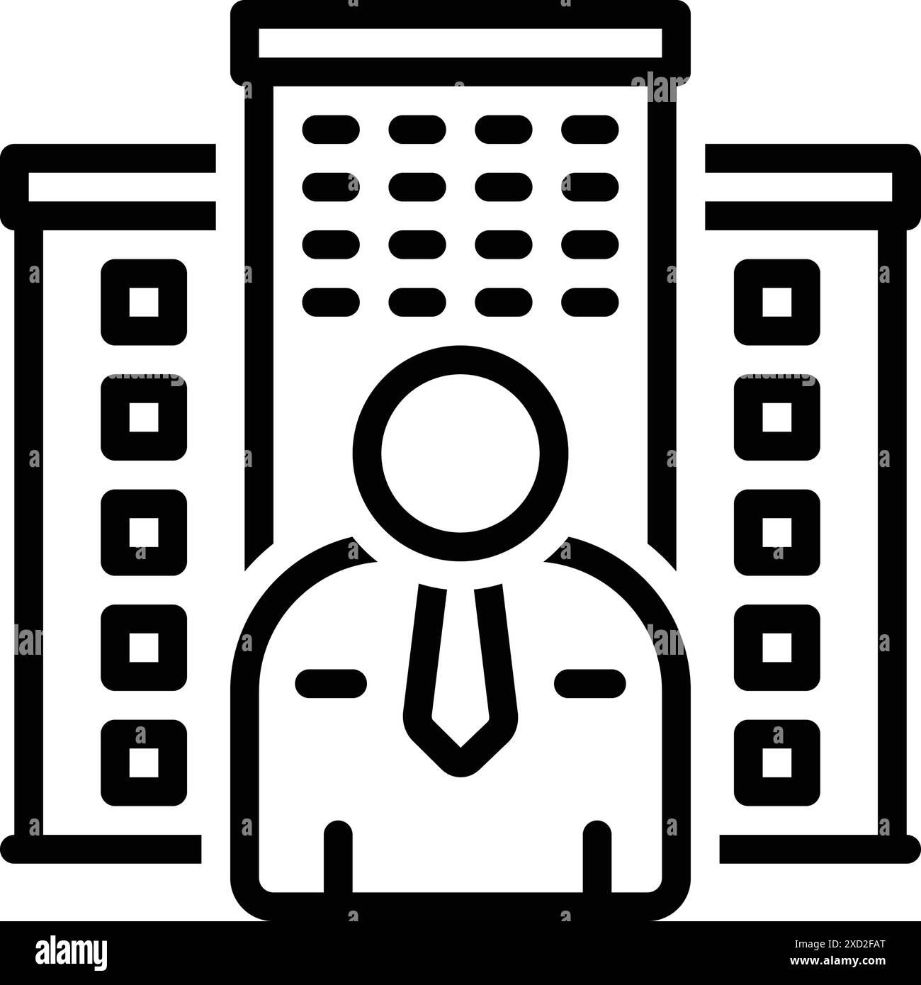 Icon property owner Black and White Stock Photos & Images - Alamy