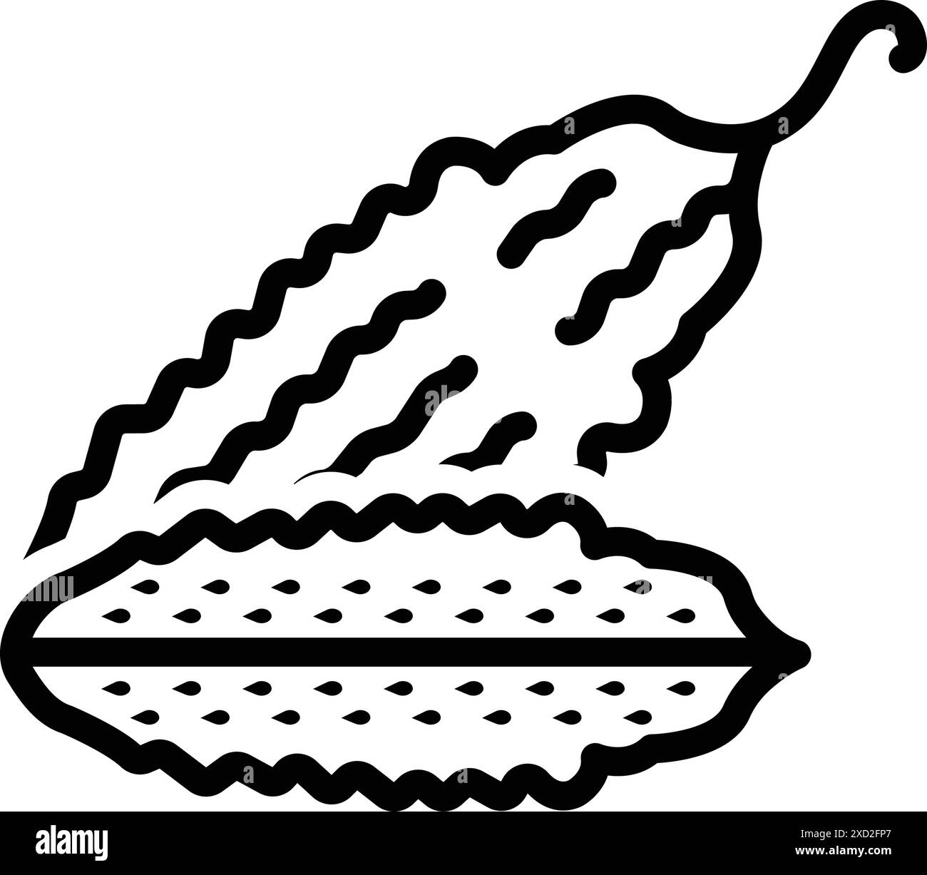 Icon for bitter-gourd,vegetable Stock Vector Image & Art - Alamy