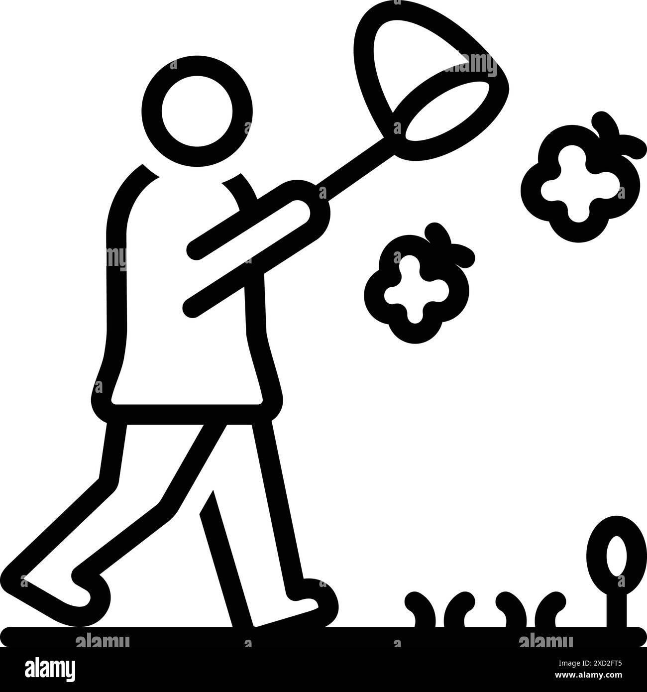 Icon for catch butterfly,catch Stock Vector Image & Art - Alamy