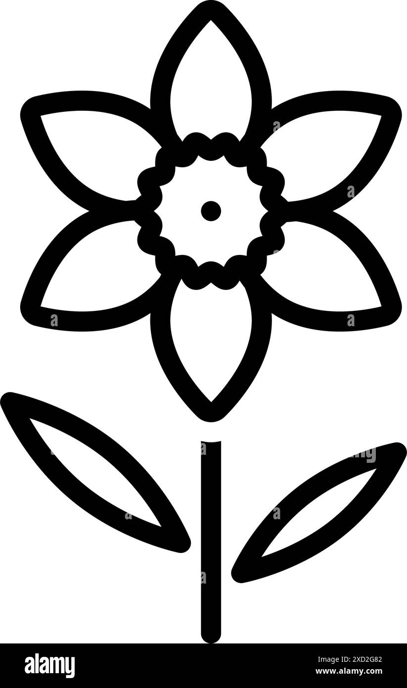 Icon for daffodil, jonquil Stock Vector Image & Art - Alamy