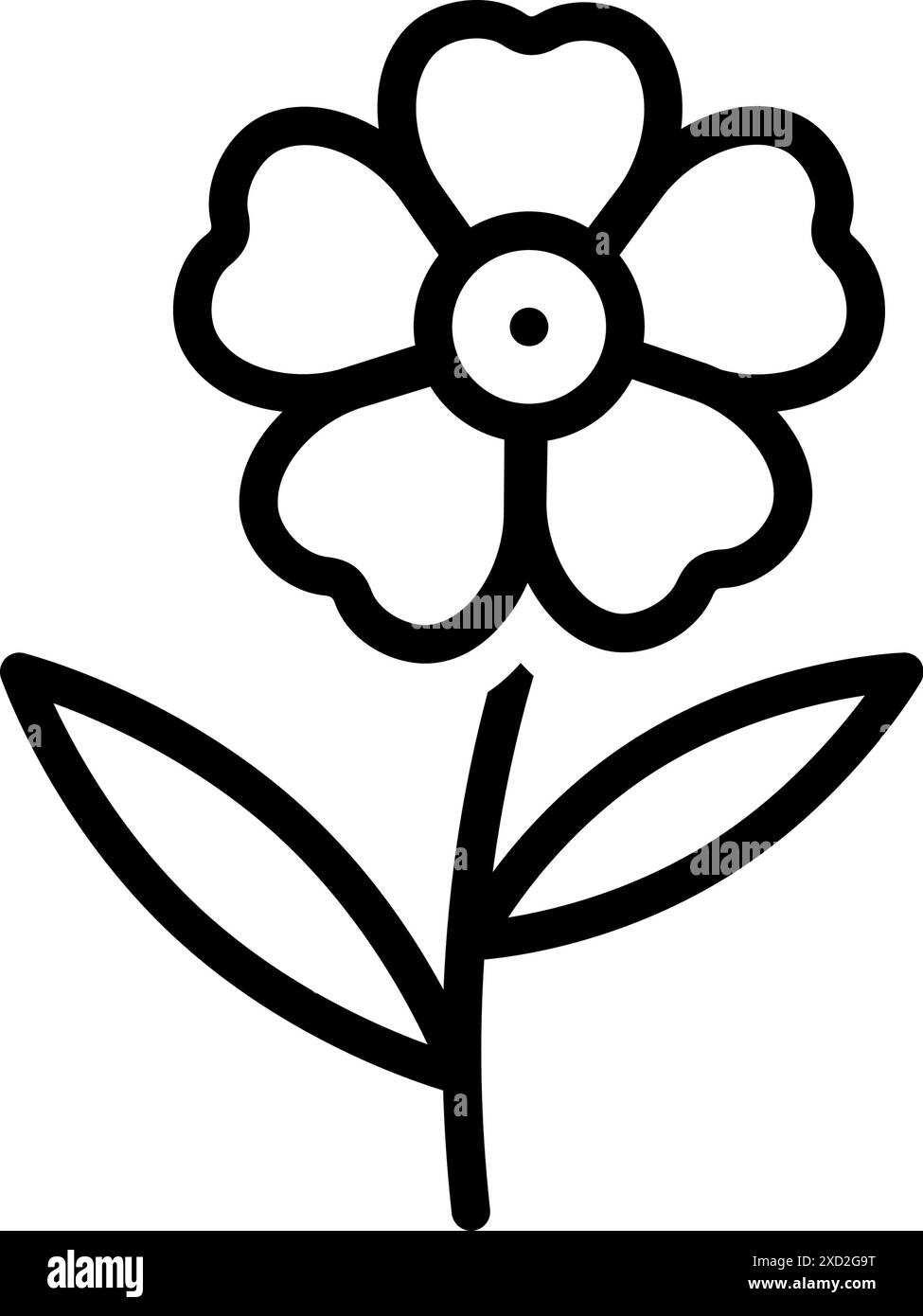 Icon for oleander ,nerium Stock Vector Image & Art - Alamy