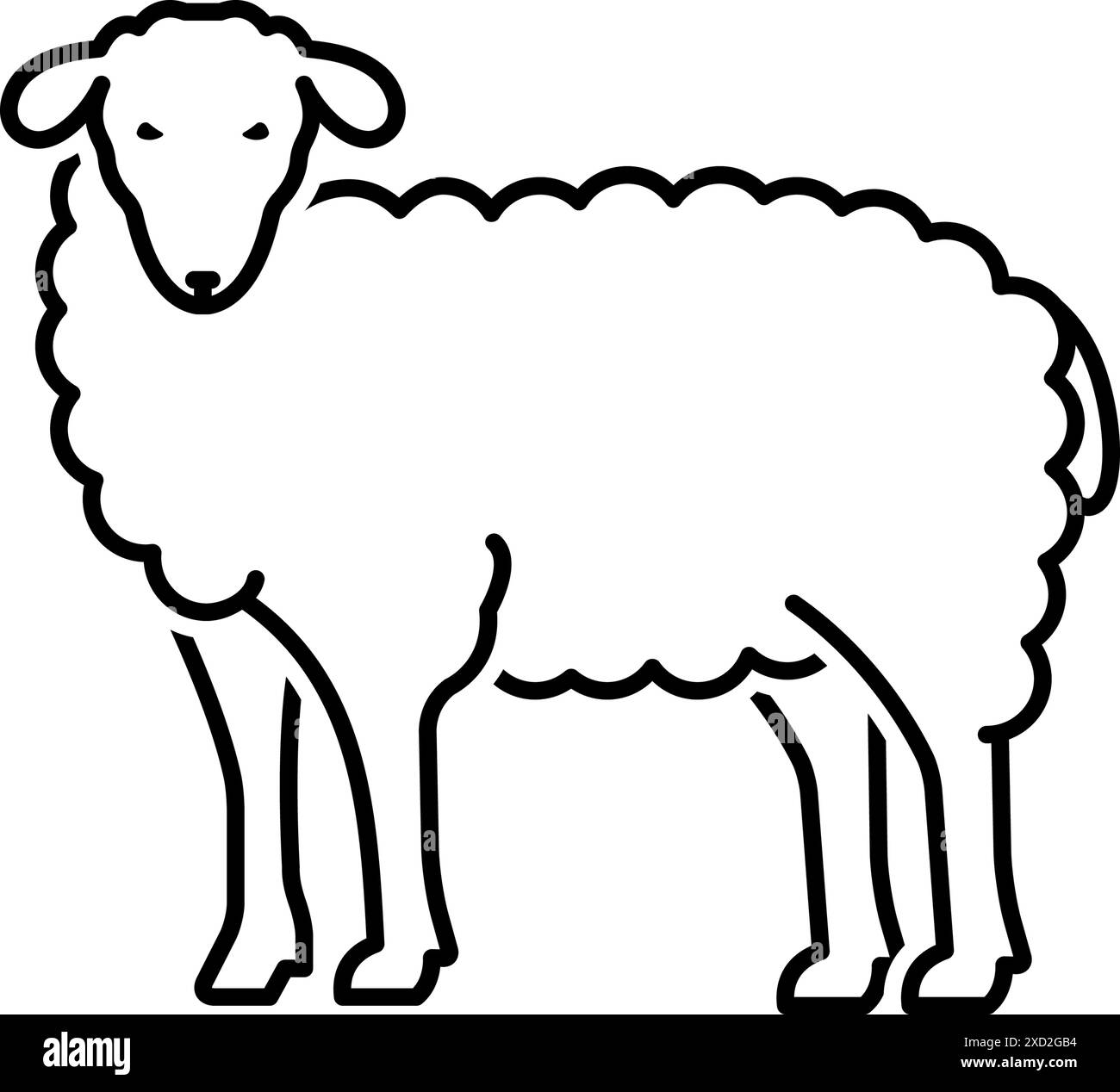 Icon for sheep,ewe,cattle Stock Vector Image & Art - Alamy
