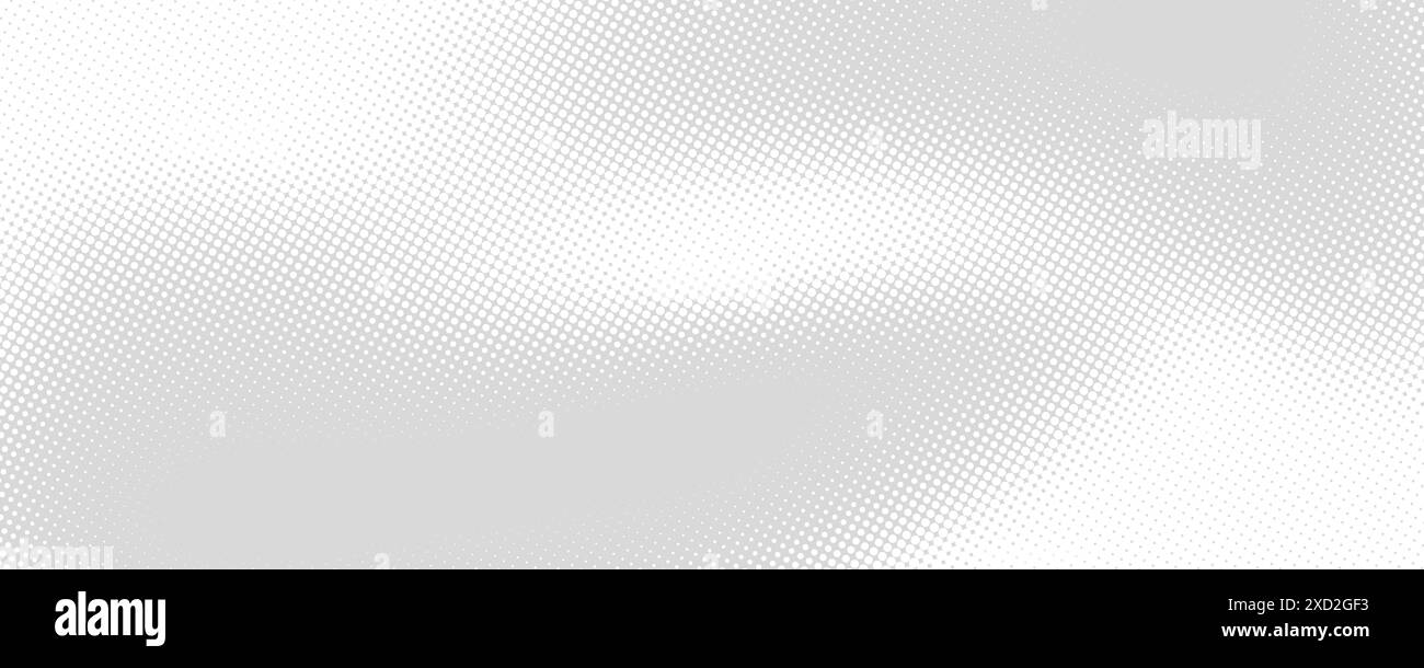 Grey halftone pattern. Retro comic gradient background. Silver ...
