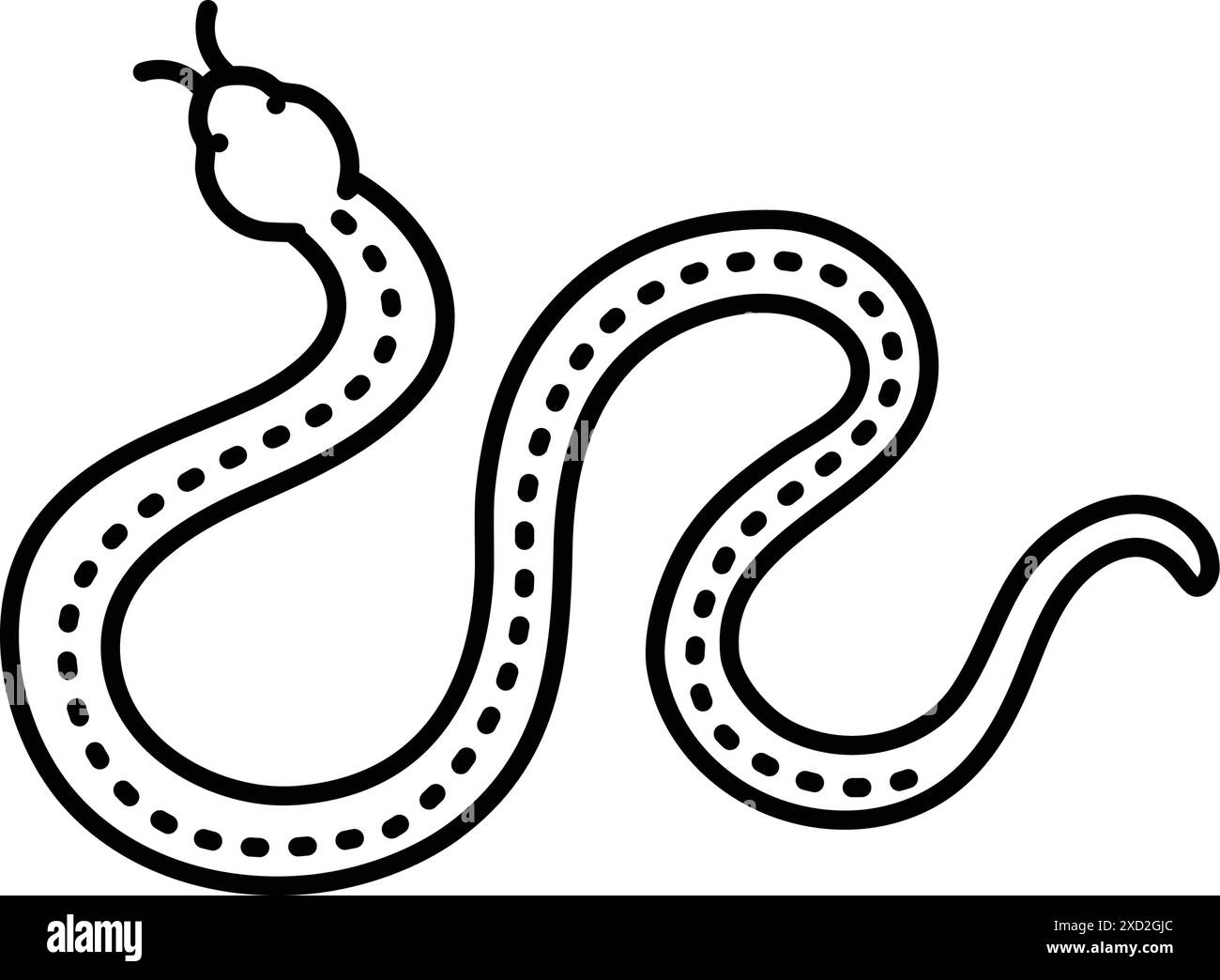 Serpent shape Black and White Stock Photos & Images - Alamy