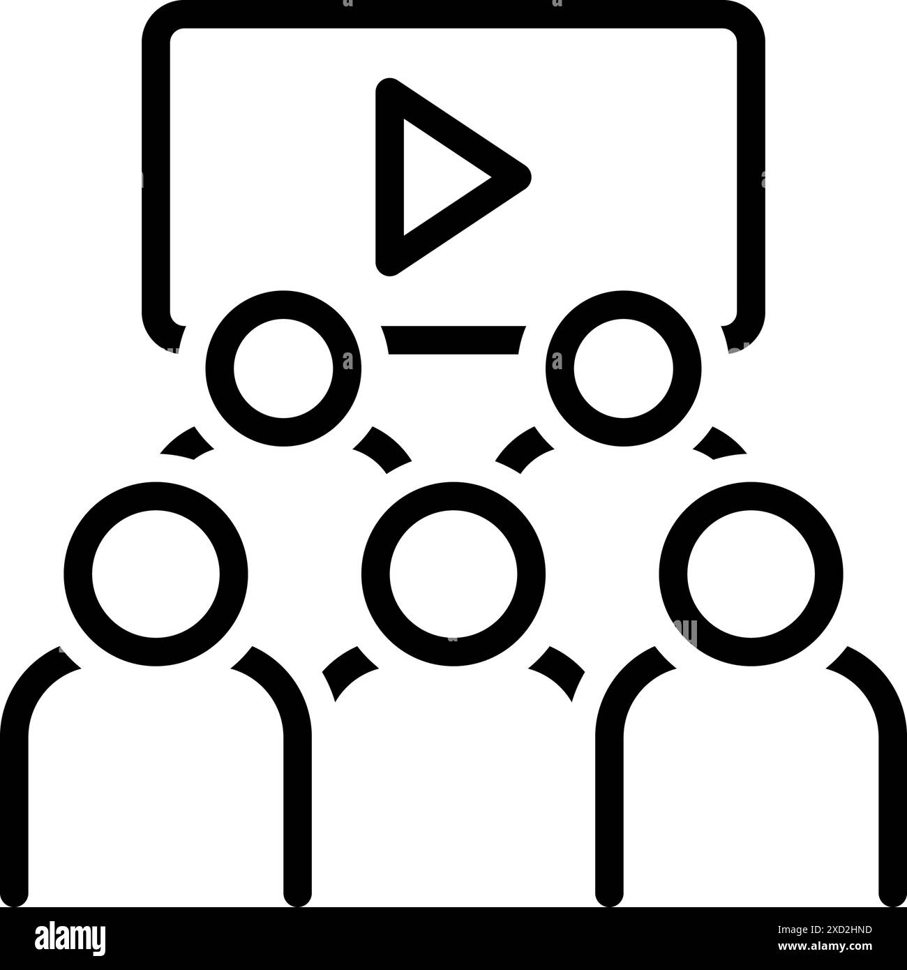 Icon for audience,viewer Stock Vector Image & Art - Alamy