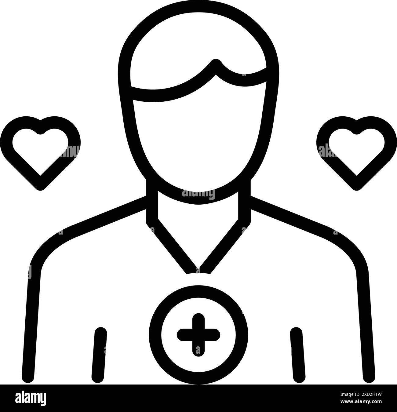 Icon for aide,assistant Stock Vector Image & Art - Alamy