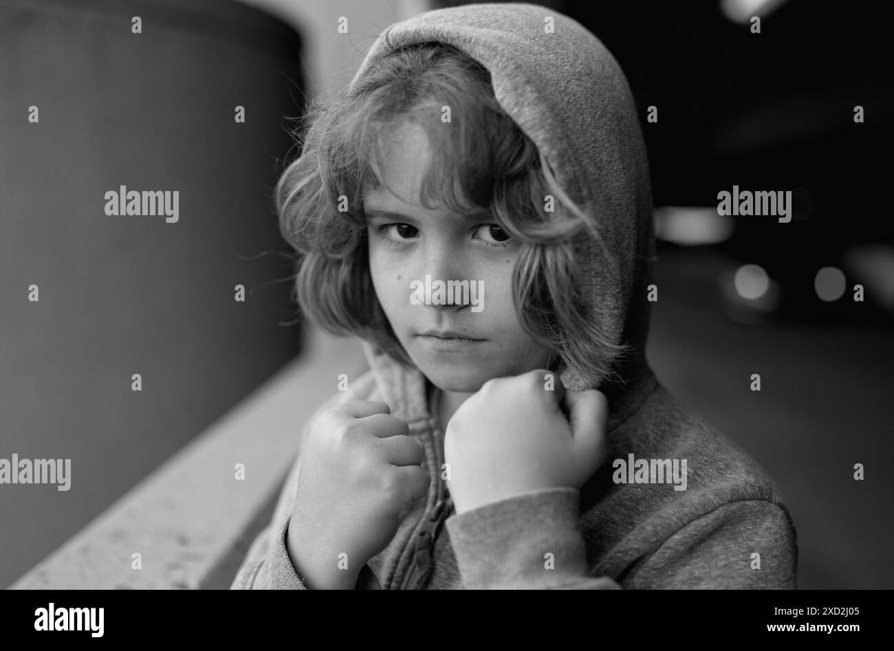 Caucasian teenage boy Black and White Stock Photos & Images - Alamy