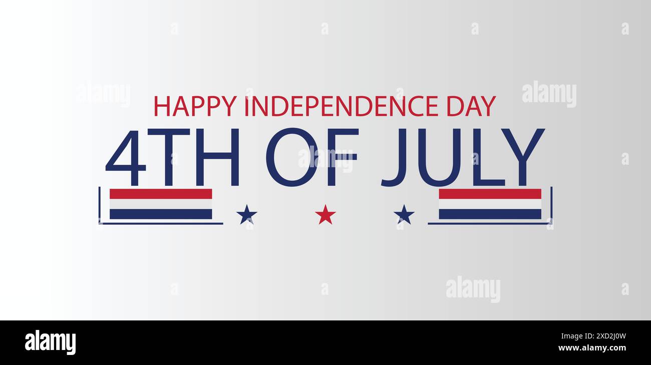 Happy 4th of july template Stock Vector Images - Alamy