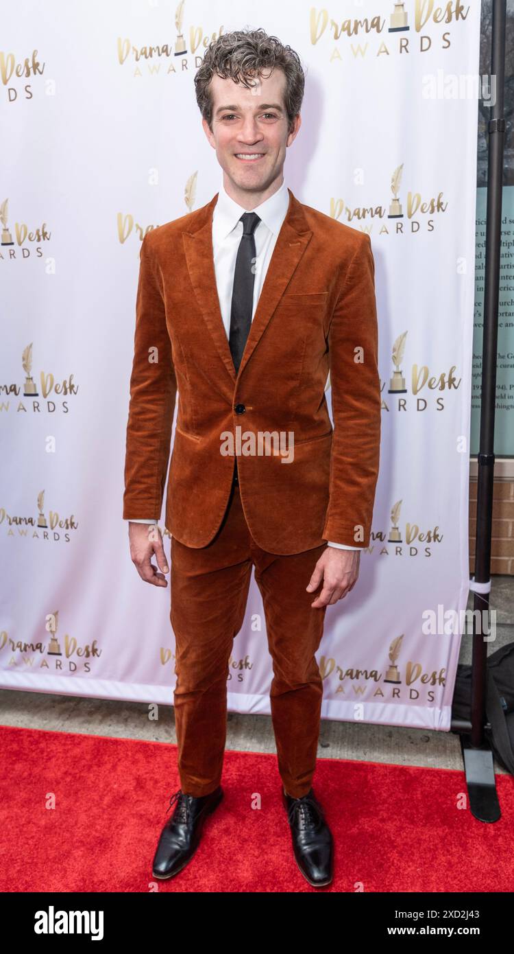 A.J. Shively attends the 2024 Drama Desk Awards at NYU Skirball Center ...