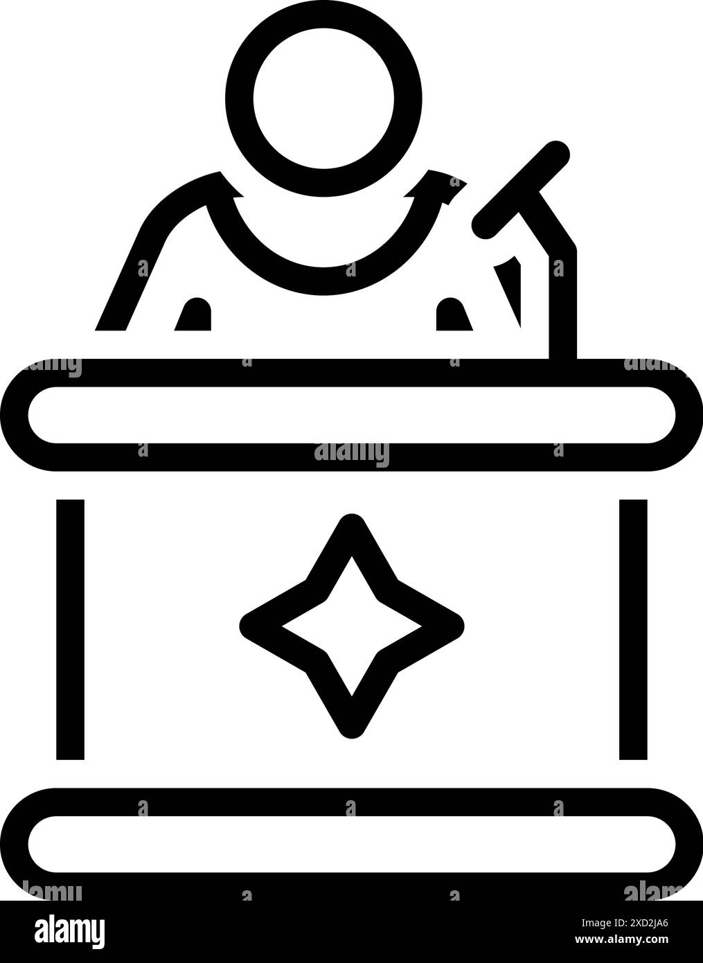 Icon for spokesman,lecturer Stock Vector Image & Art - Alamy