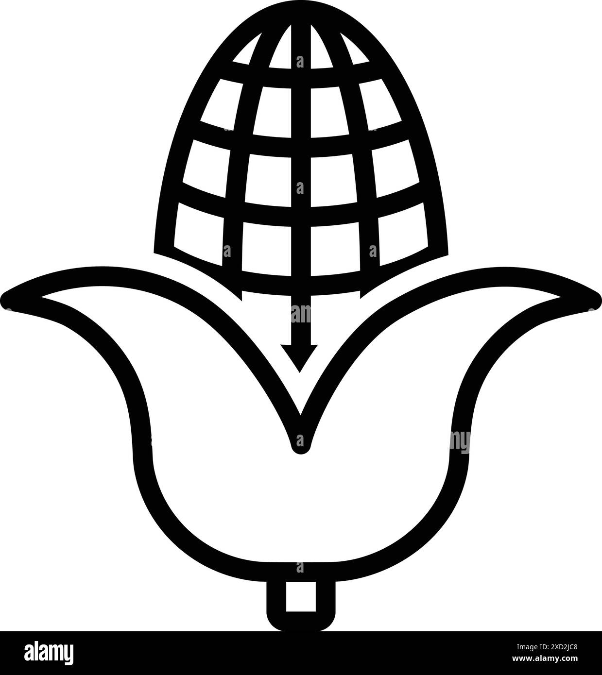 Icon for corn,maize Stock Vector Image & Art - Alamy