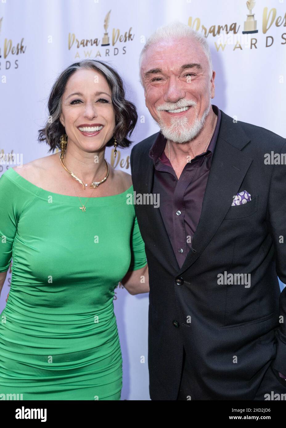 Paige Davis and Patrick Page attend the 2024 Drama Desk Awards at NYU ...