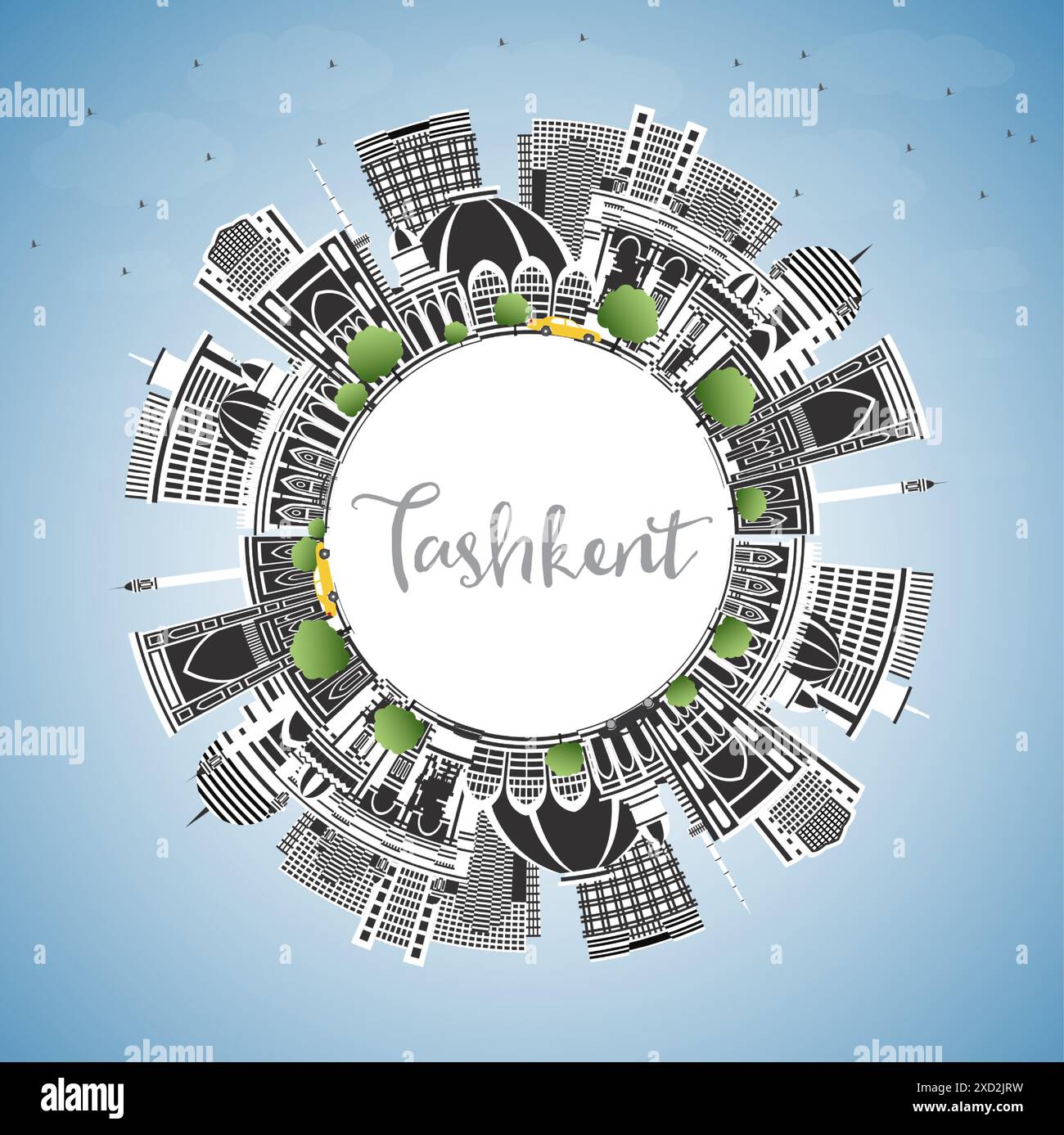 Sky uzbekistan Stock Vector Images - Alamy